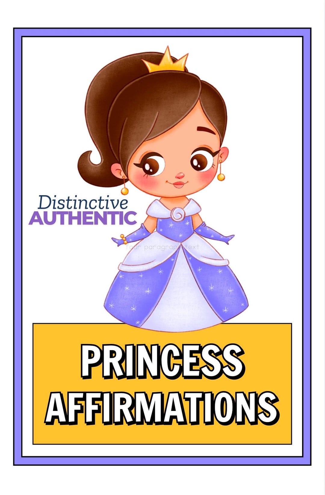 Princess Affirmations Coloring Book for Girls | Confidence & Self-love ...