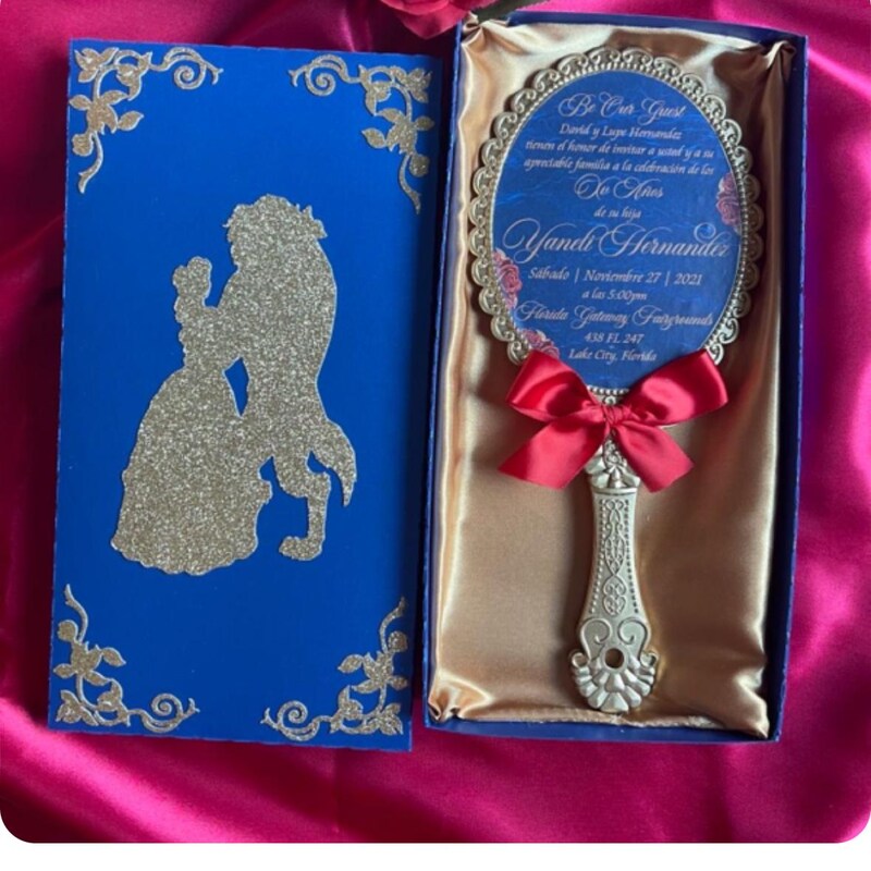 Mirror Invitation - Etsy