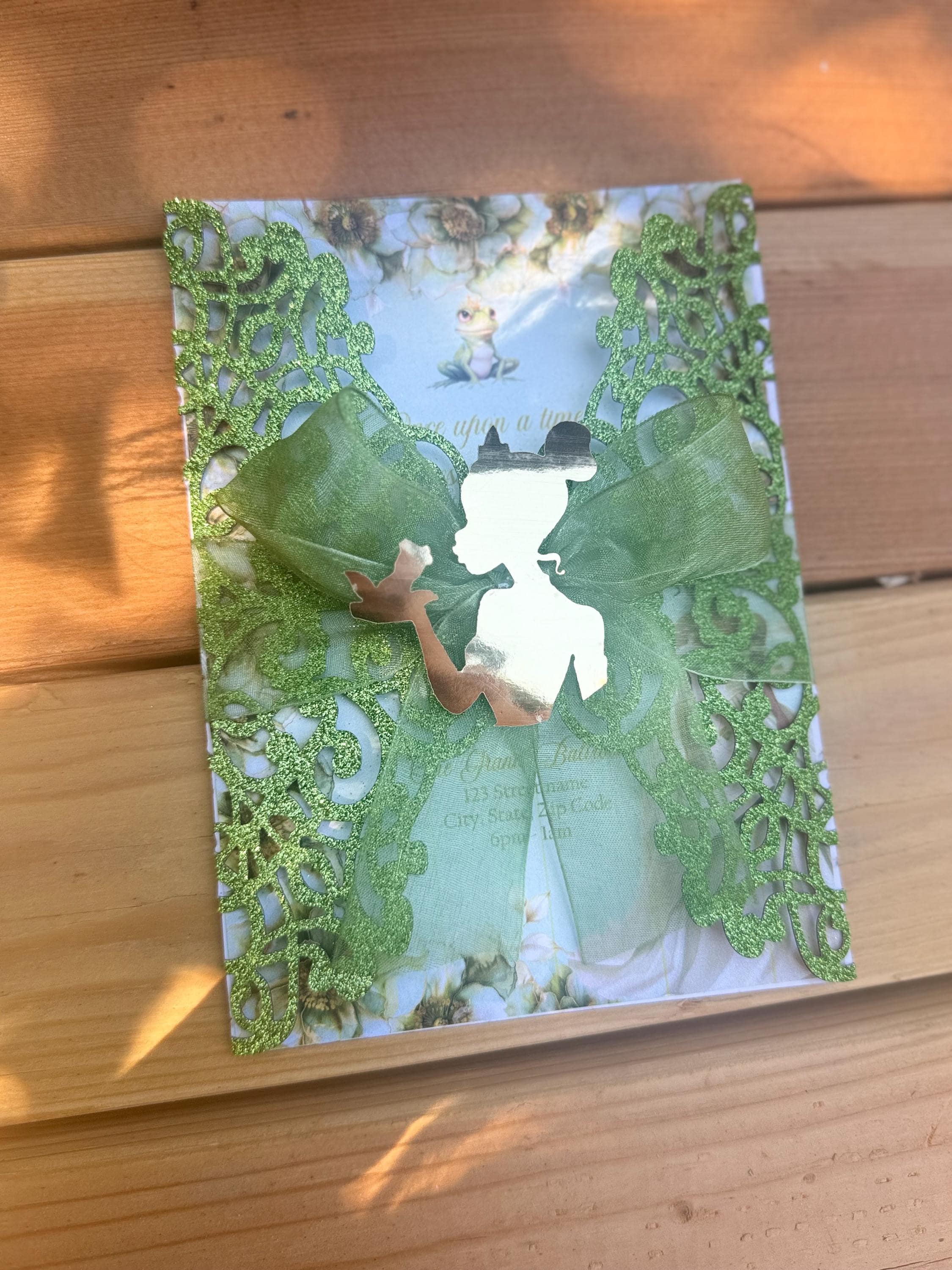 Princess and the Frog Tiana Themed Quinceañera Sweet 16 Invitation ...