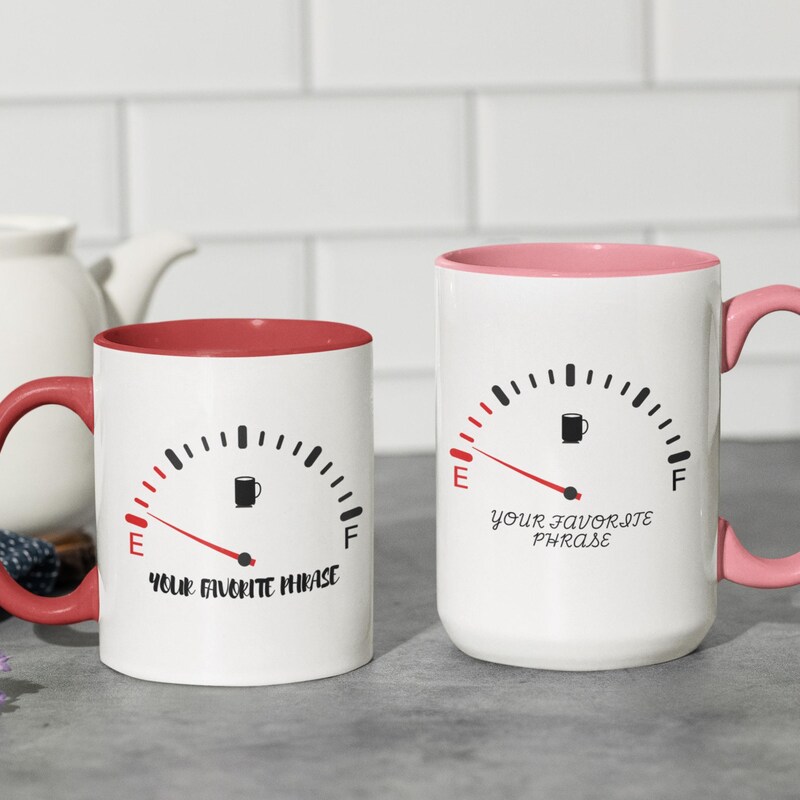 Fuel Gauge Mug - Etsy