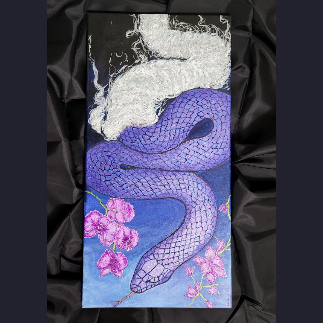 2025 Year of the Snake | Snake Painting | Chinese Zodiac | Acrylic ...