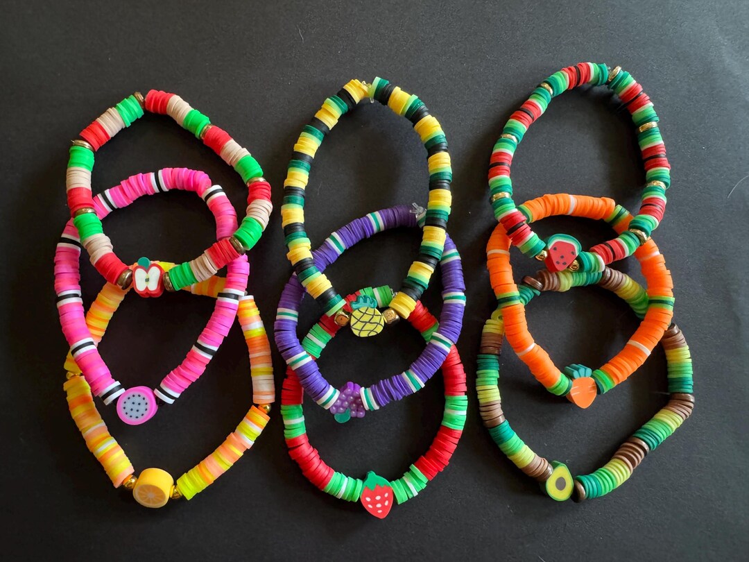 Fruit and Veggie Bracelets - Etsy