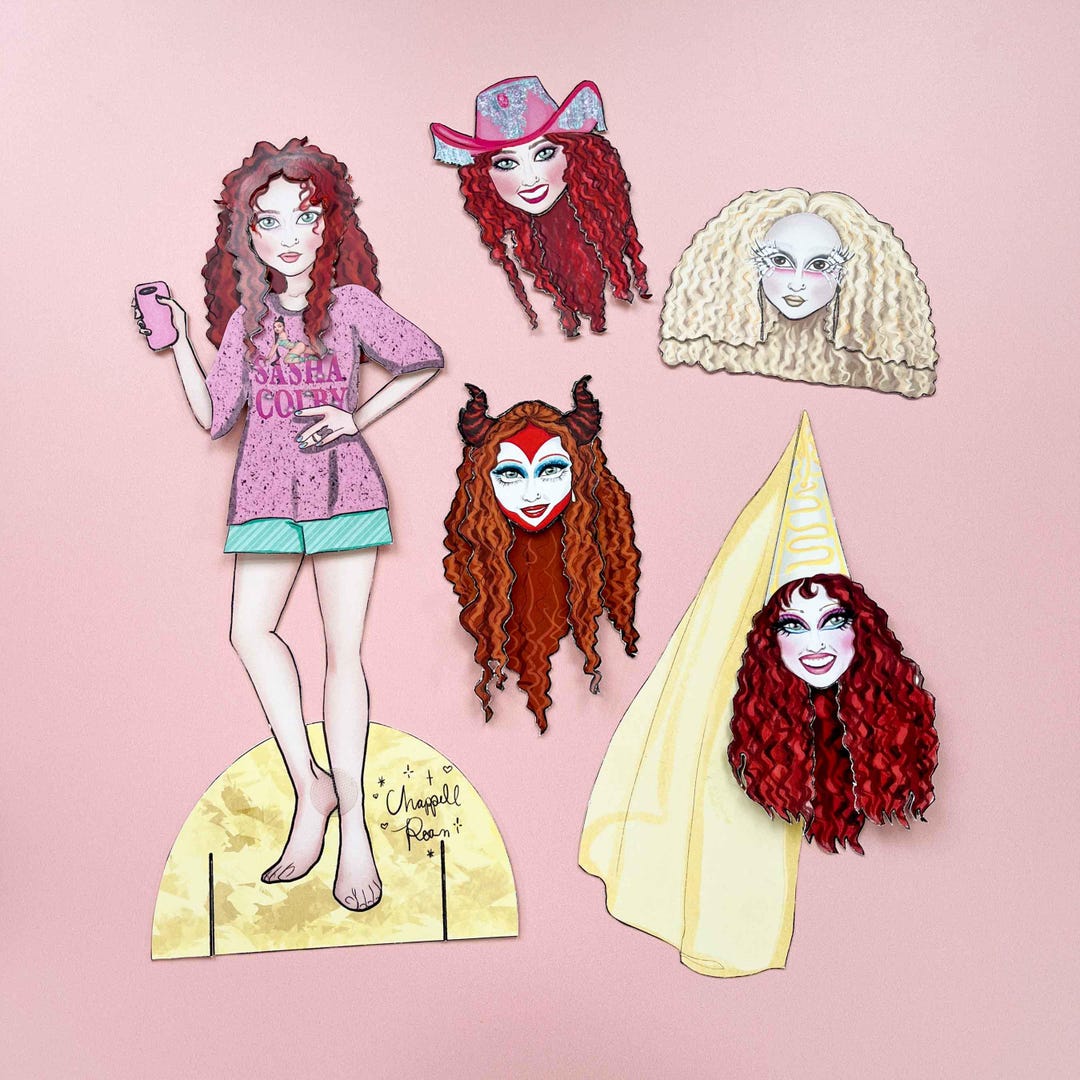 Chappell Roan Paper Doll Digital Download – DIY Craft Kit Printable ...