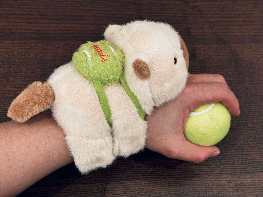Capybara Slappy Bracelet, Adorable Plush Toy Ornament for Tennis ...