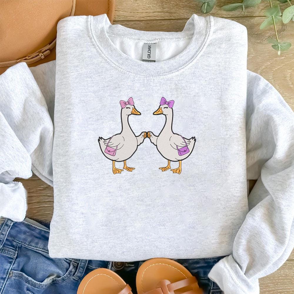 Goose Bumps Machine Embroidery Design, Duck Embroidery Machine File ...