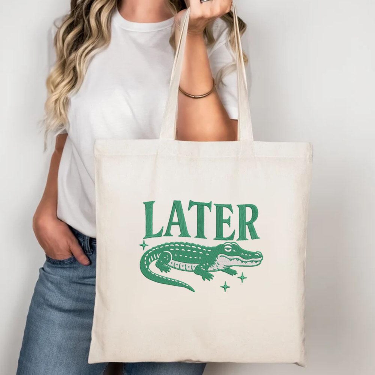 Later Gator Embroidery Design, Later Gator File, Alligator Funny ...
