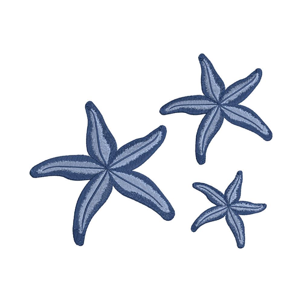 Sea Star Embroidery Design, Beach Embroidery Designs, Embroidery ...