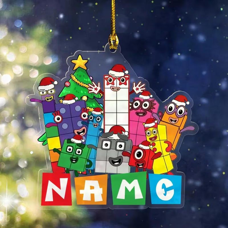 Christmas Number Blocks - Etsy