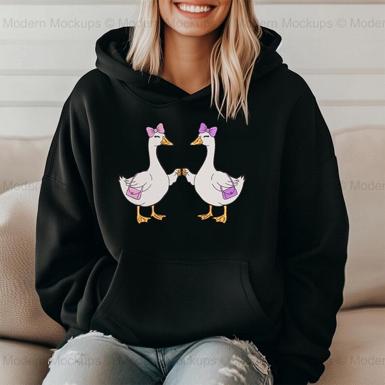 Goose Bumps Machine Embroidery Design, Duck Embroidery Machine File ...