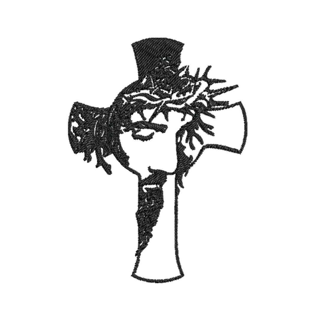 Jesus Embroidery Design, Jesus Embroidery, God Embroidery Design, 4 ...