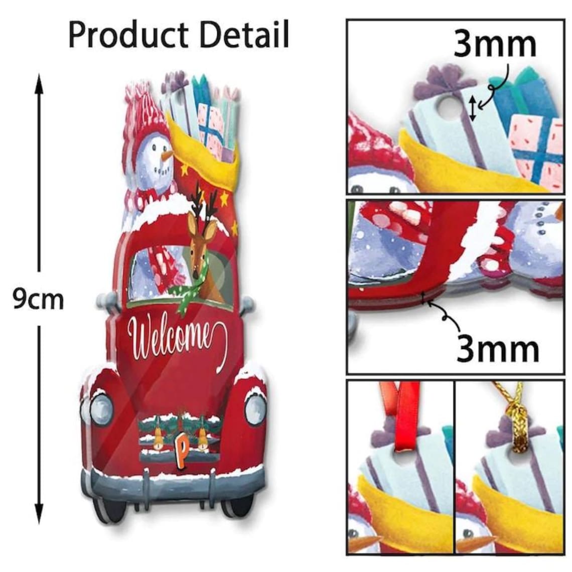 Personalized Horror Christmas Tree Ornament, Gifts for Horror Fans ...