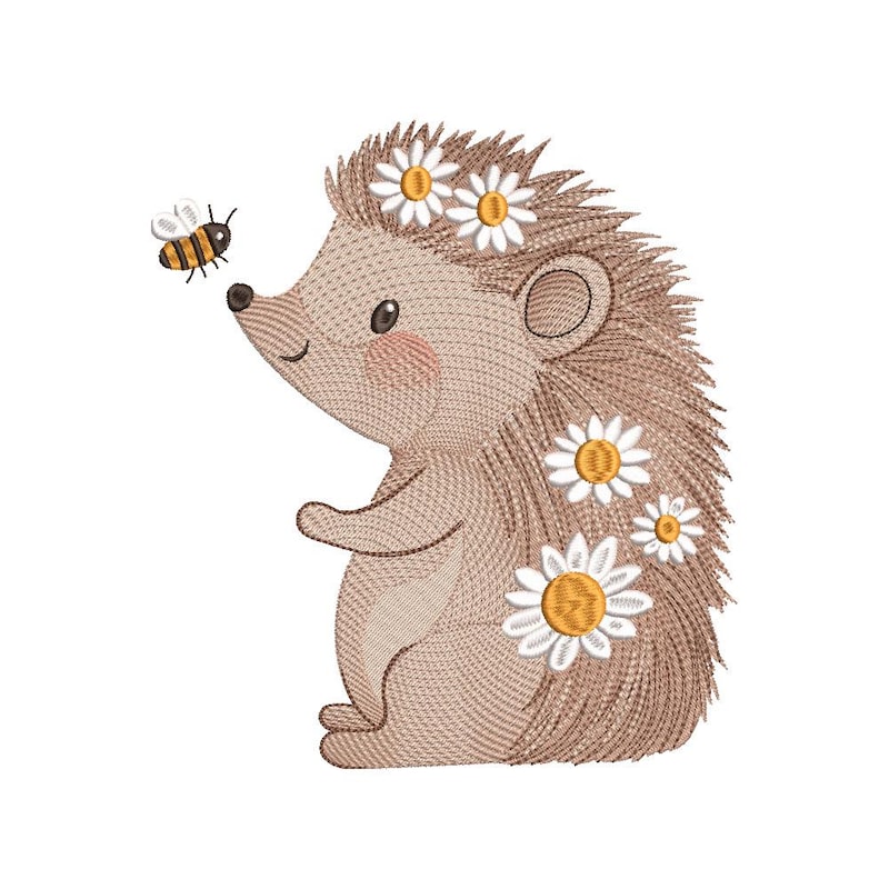Hedgehog Embroidery - Etsy