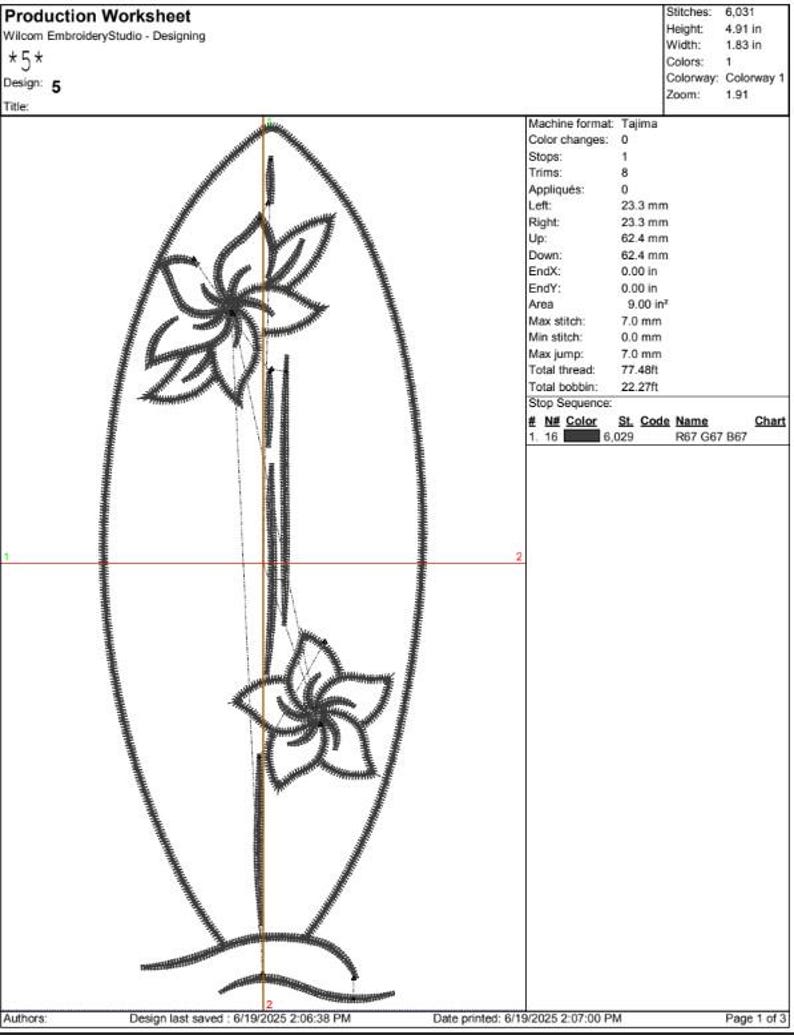 Surfboards Embroidery Design, Trendy Embroidery Designs, Embroidery ...