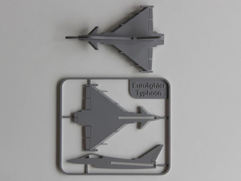 3D Printed Eurofighter Typhoon Model Plane, Aviation Gift - Etsy