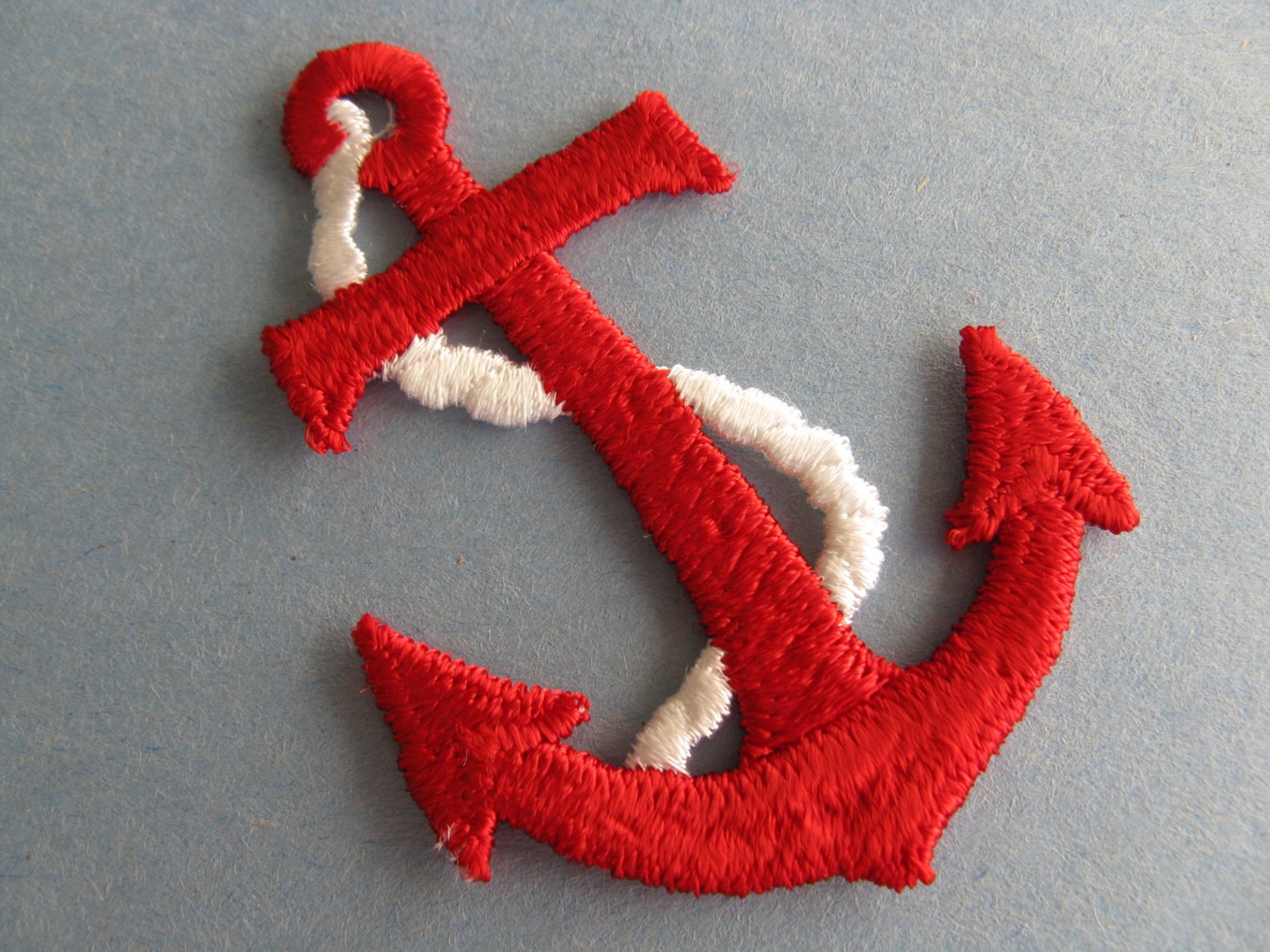 Red Anchor Appliqué Vintage Nautical Naval Sailor Military Patch - Etsy