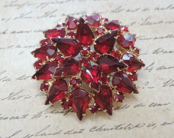 Jeweled Brooch | Etsy