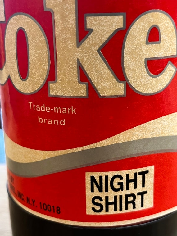 vintage Coke nightshirt 1980s Coca-Cola oversize t-sh… - Gem
