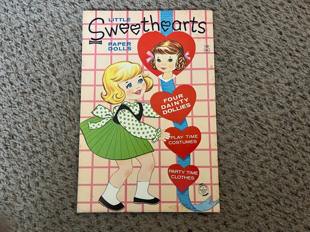 Vintage Little Sweethearts Paper Dolls 1960s Saalfield Dainty - Etsy