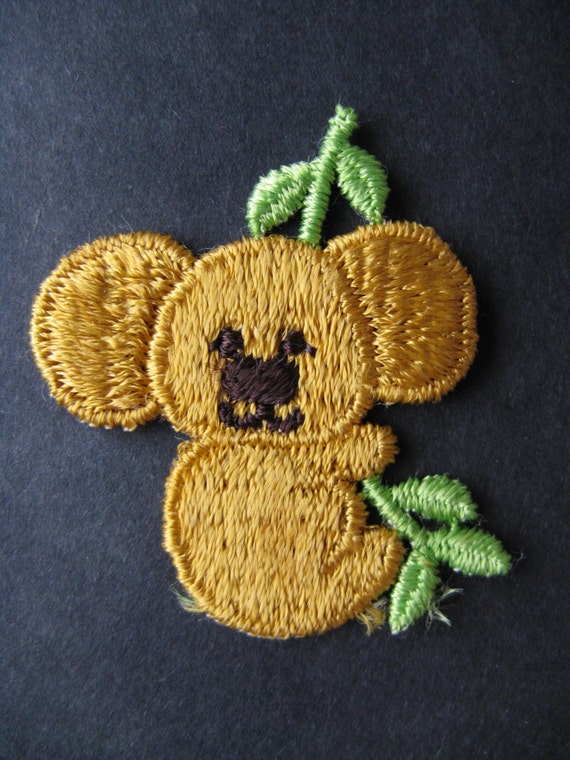 Vintage Koala Appliqué 1970s Australia Bear Trim Jacket Patch | Etsy