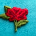 Vintage LIFE Patch Pro-life Appliqué Red Rose Trim NOS - Etsy