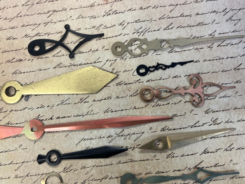 True Vintage Clock Hand Collection Grab Bag Lot of Twenty Assorted ...