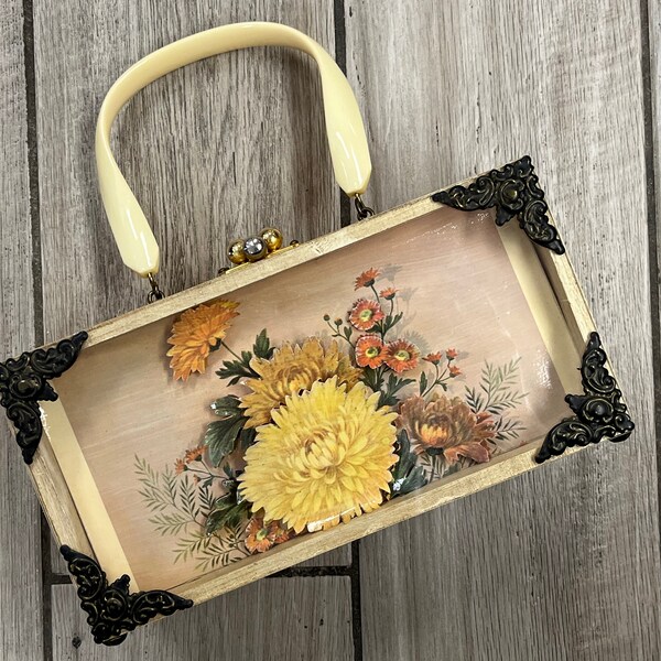 Vintage Shadow Box Purse - Etsy