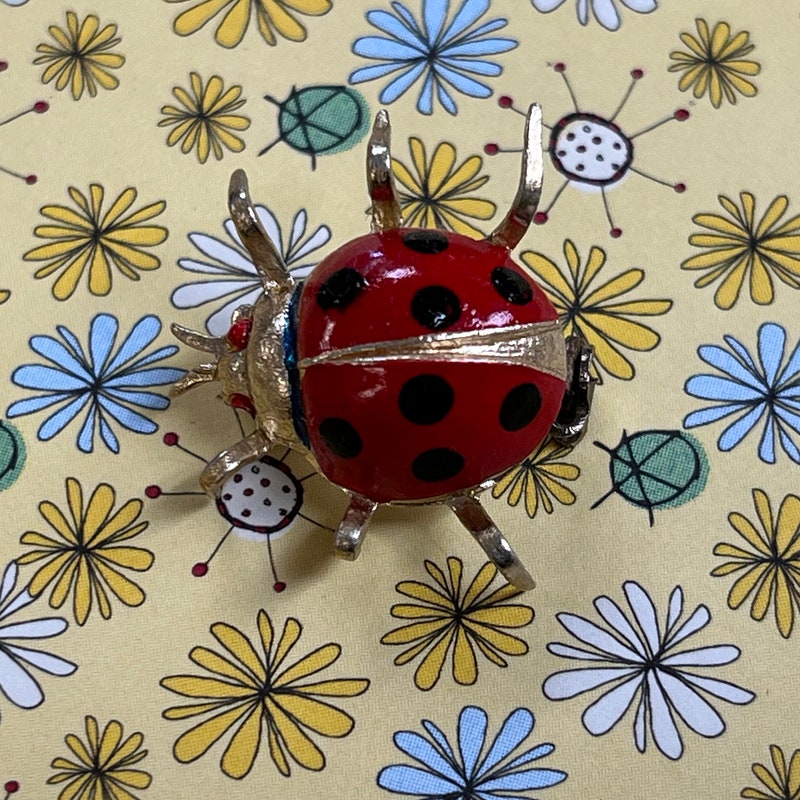 Ladybug Enamel Pin - Etsy