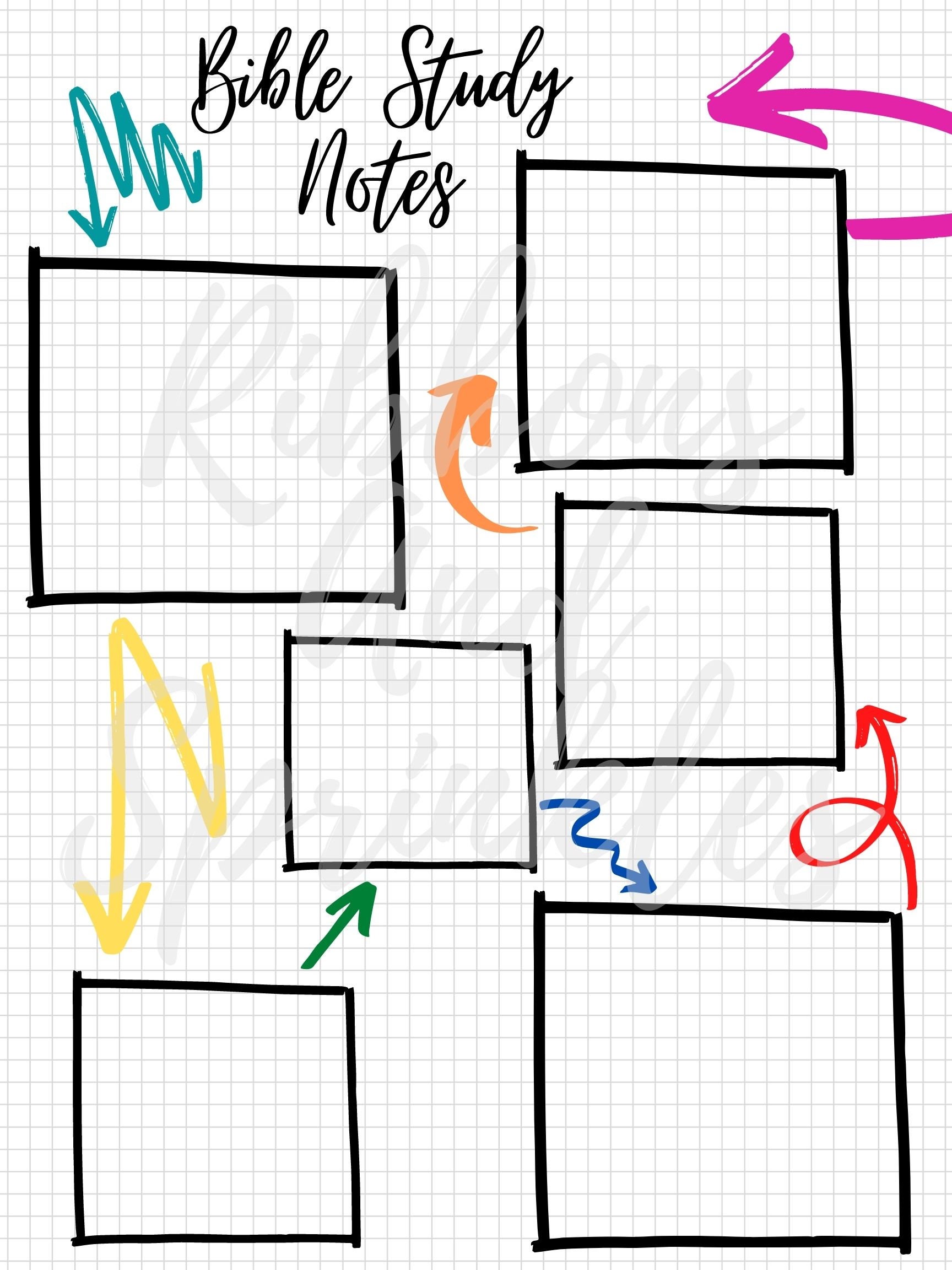 Bible Verse Mapping Guide**sticky Notes**bible Journaling**christian ...