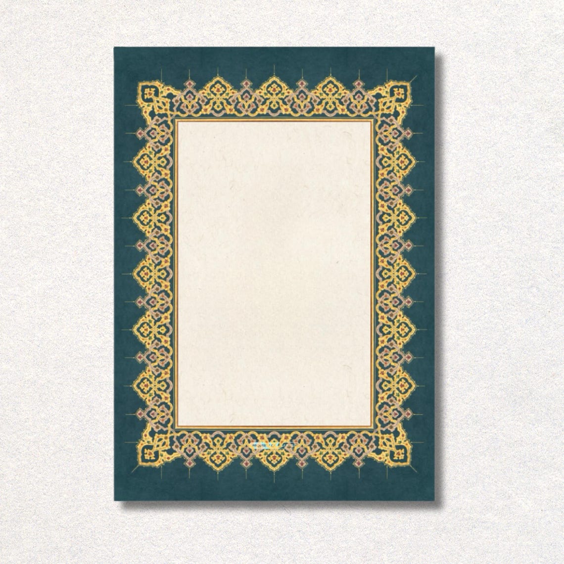 Islamic Art Paper: Ornamental Calligraphy, Certificate, Diploma (A3, A4 ...
