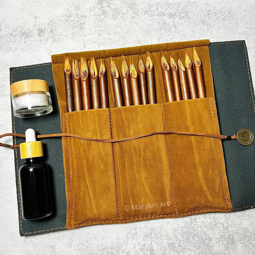 Handam Qalam Arabic Calligraphy Pen Set, Islamic Calligraphy Tools ...