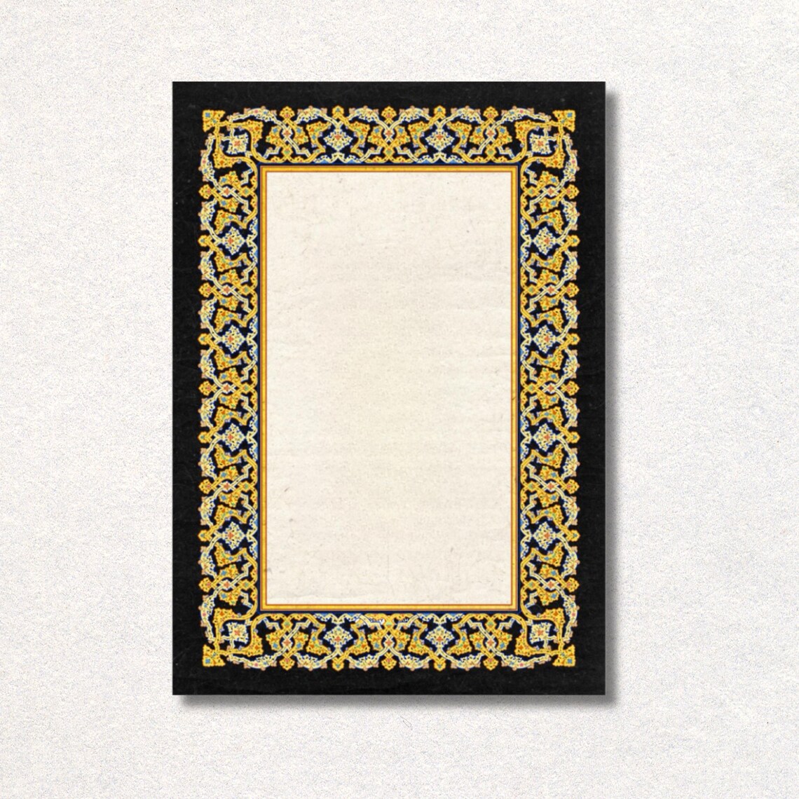 Islamic Art Paper: Ornamental Calligraphy, Certificate, Diploma (A3, A4 ...