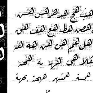Arabic Calligraphy Practice Workbook: Ruq’ah Style, 79-page Guide (PDF ...