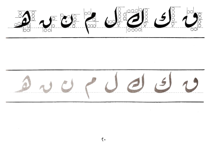 Arabic Calligraphy Practice Workbook: Ruq’ah Style, 79-page Guide (PDF ...