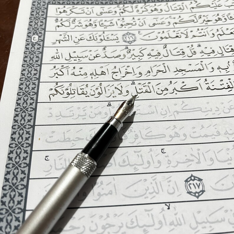 Arabic Calligraphy Pen for Quran Handwriting Fine 1mm Nib, Smooth ...