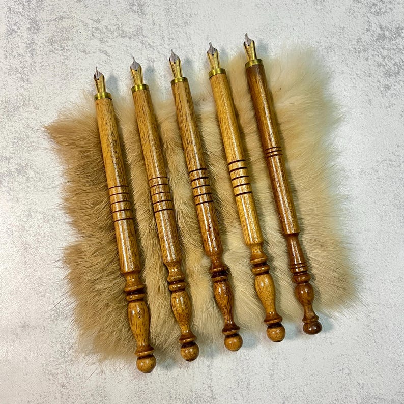 Arabic Calligraphy Pen Gift Set With 5 Metal Nibs 0.6–2mm | Handmade ...