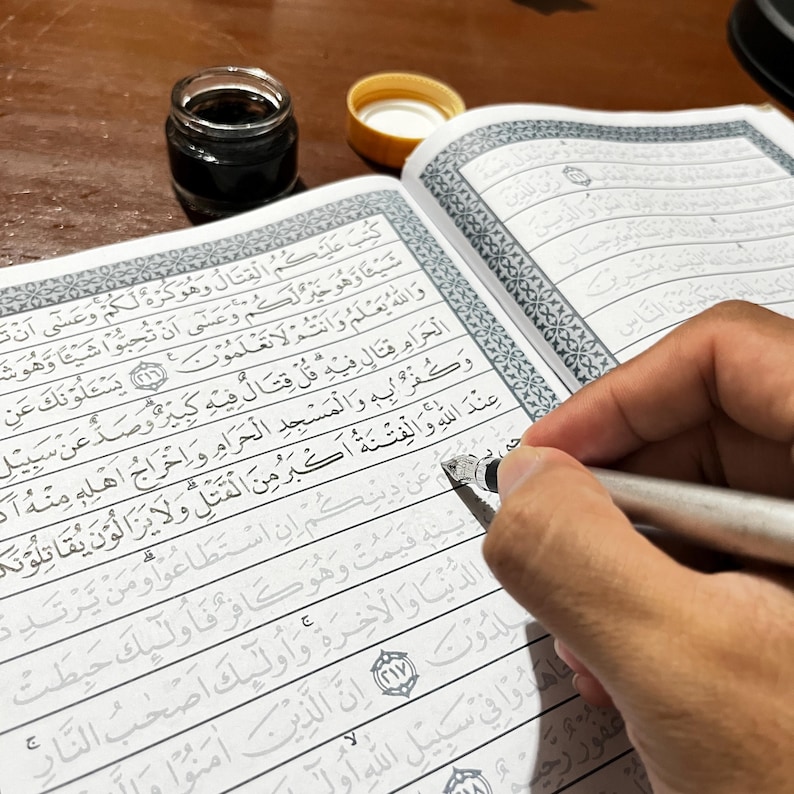 Arabic Calligraphy Pen for Quran Handwriting Fine 1mm Nib, Smooth ...