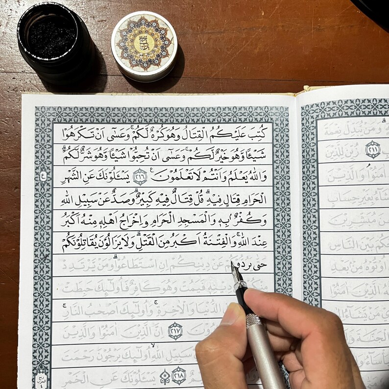 Arabic Calligraphy Pen for Quran Handwriting Fine 1mm Nib, Smooth ...