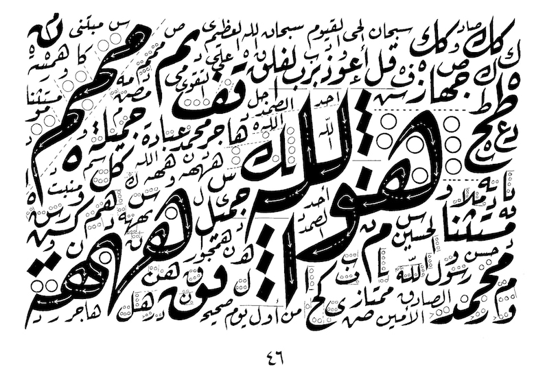 Arabic Calligraphy Practice Workbook: Ruq’ah Style, 79-page Guide (PDF ...