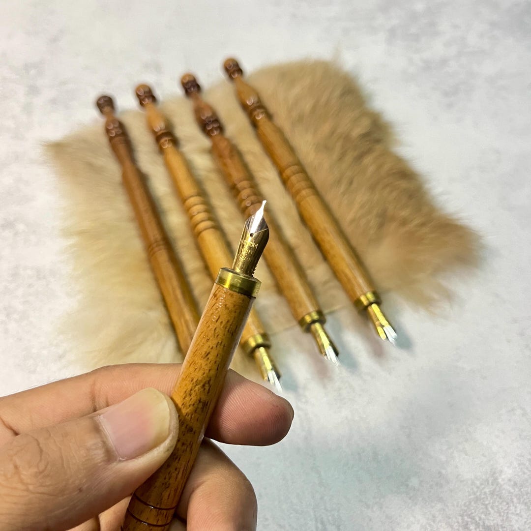 Qalam Nib Pen Set (5pcs): Arabic Calligraphy Tools - Etsy