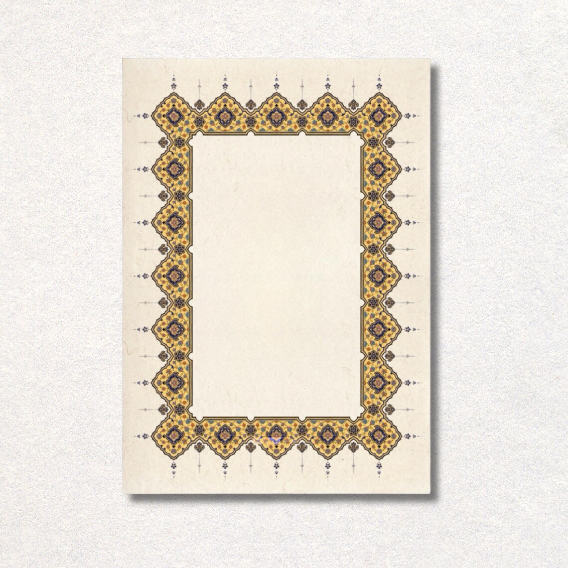 Islamic Art Paper: Ornamental Calligraphy, Certificate, Diploma (A3, A4 ...