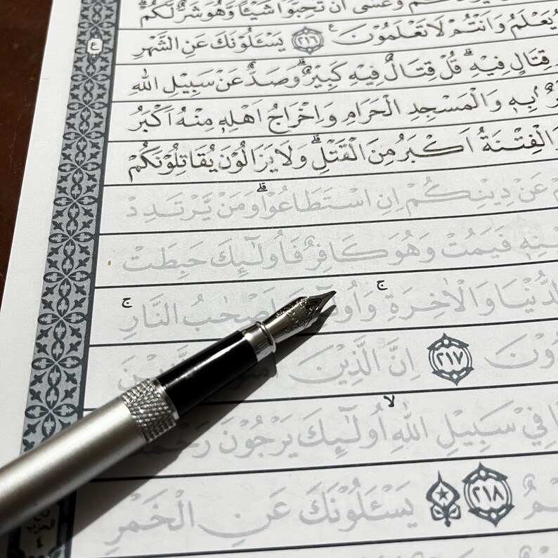 Arabic Calligraphy Pen for Quran Handwriting Fine 1mm Nib, Smooth ...