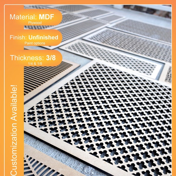 Square Custom Vent Covers - Etsy