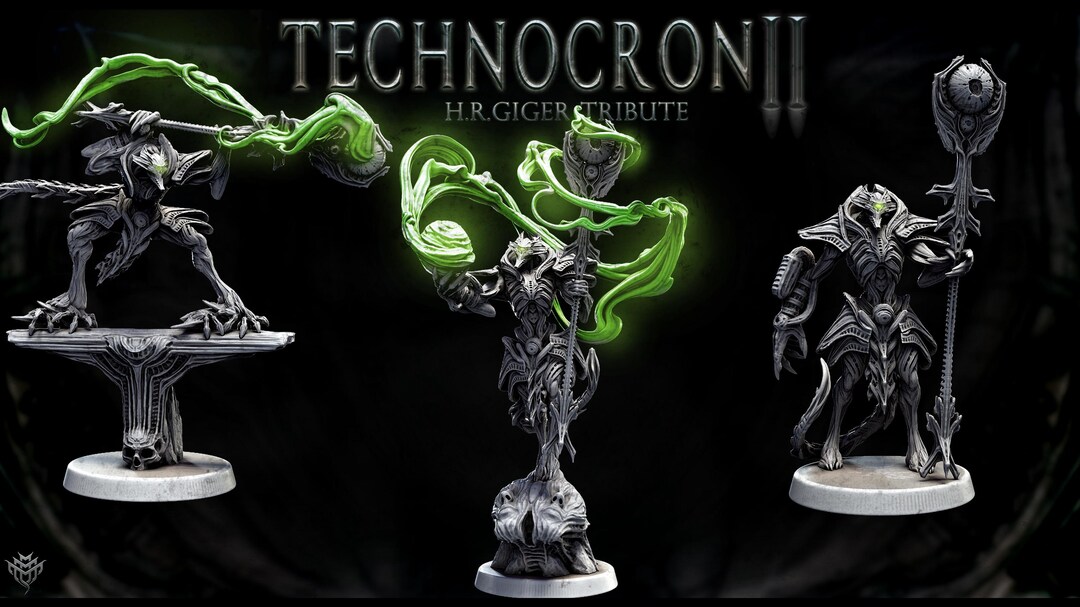 Necromech Mastermind | Technocron | 3D Print - Etsy