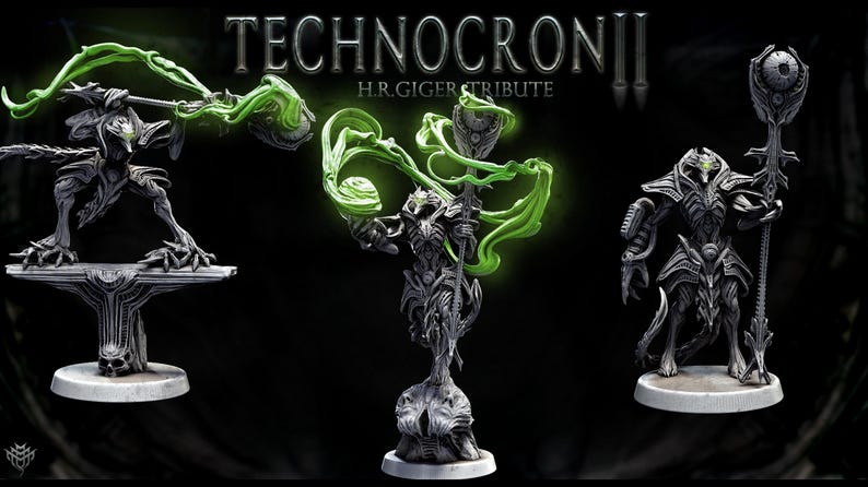 Necromech Mastermind | Technocron | 3D Print - Etsy