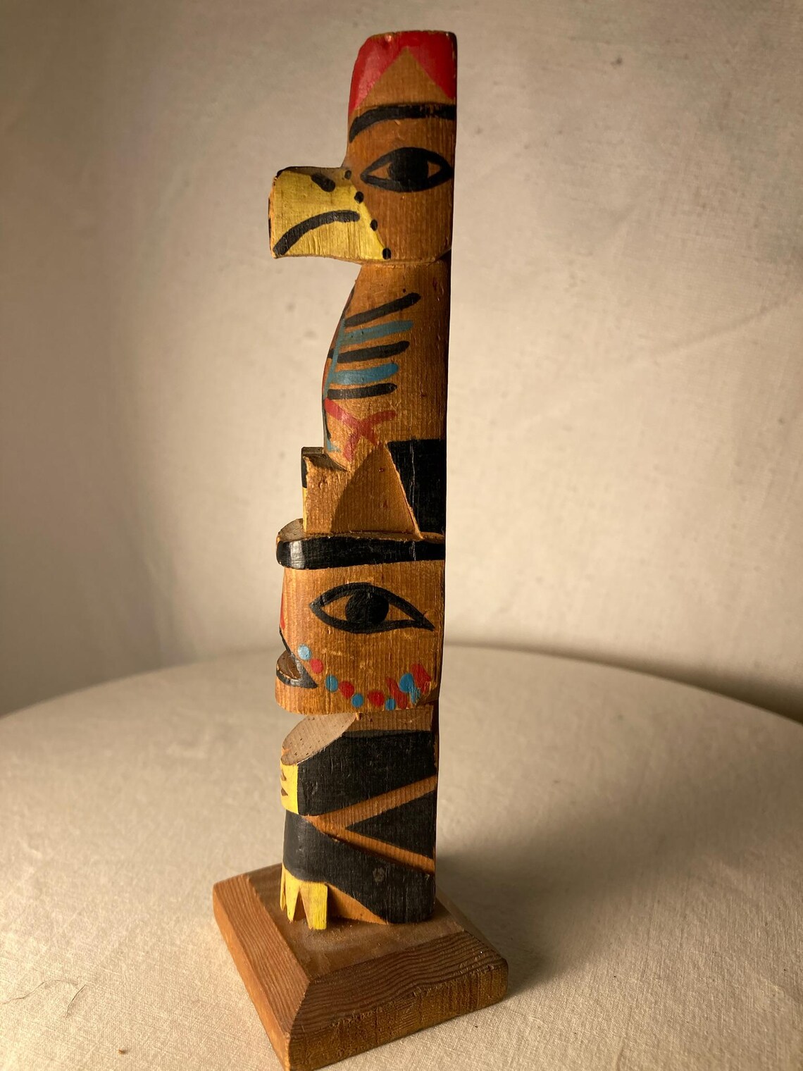Handcarved Native American Wooden Carved Totem Pole Sculpture - Etsy