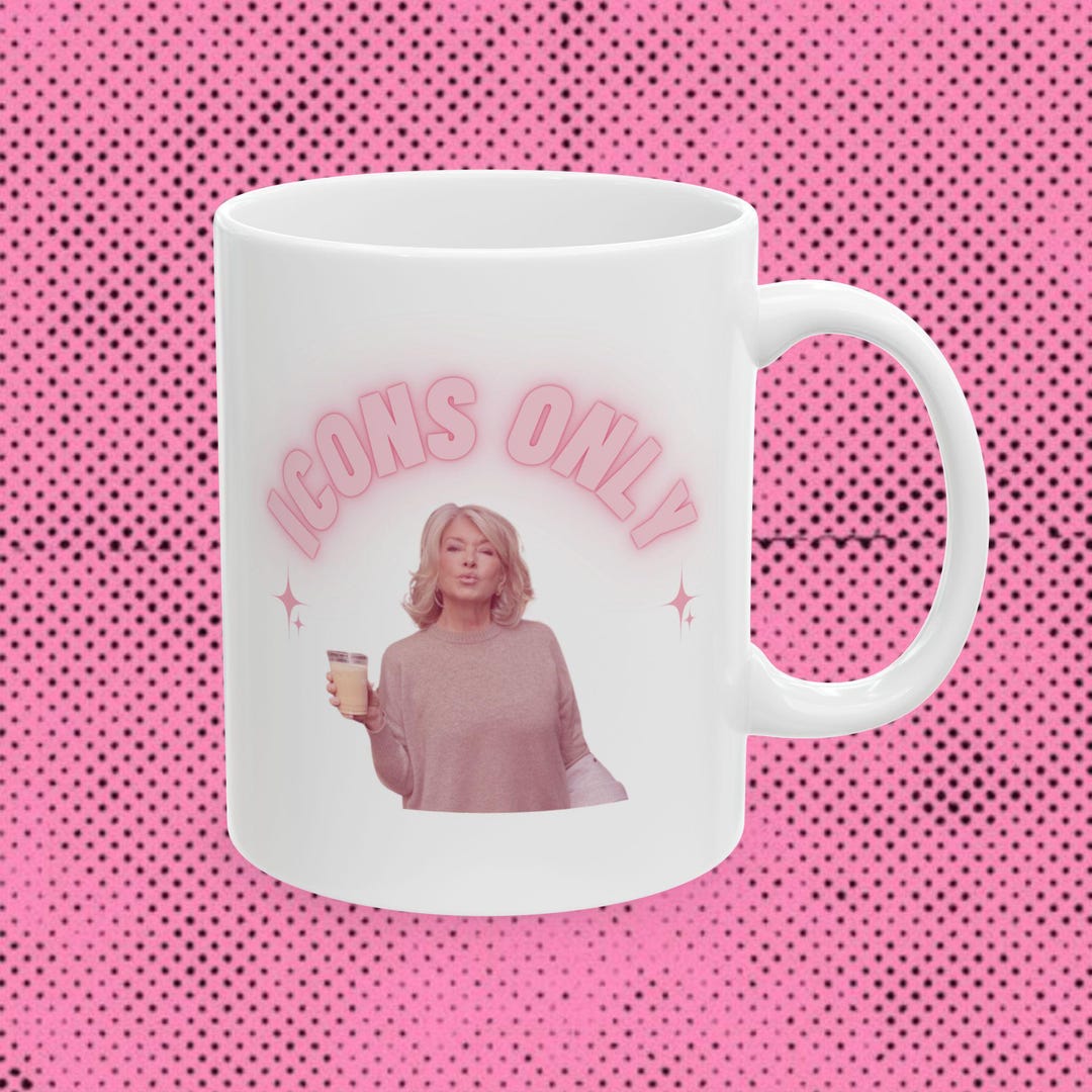 Martha Stewart Icons Only Inspired Graphic Mug, Snoop Dogg + Martha ...