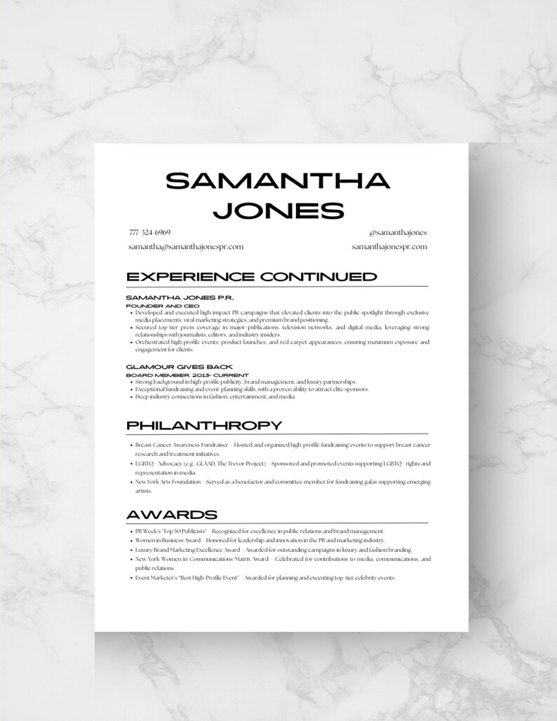 Bold Creative Resume Template | Bold Creative Cover Letter | Creative ...