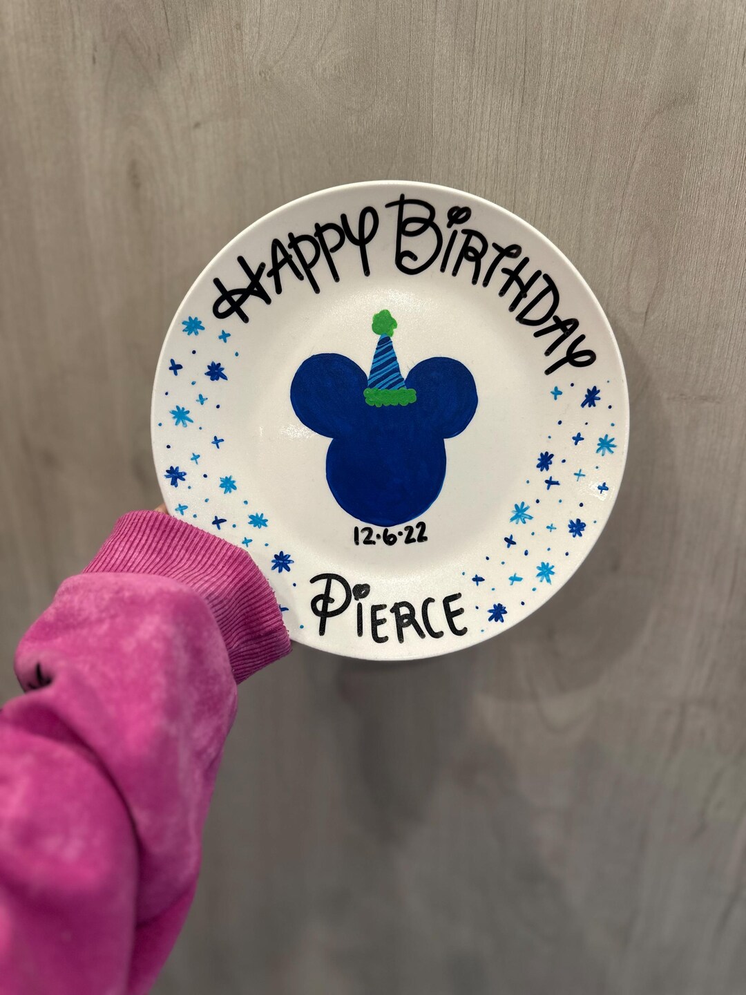 Custom Disney Themed Birthday Name Plate - Etsy