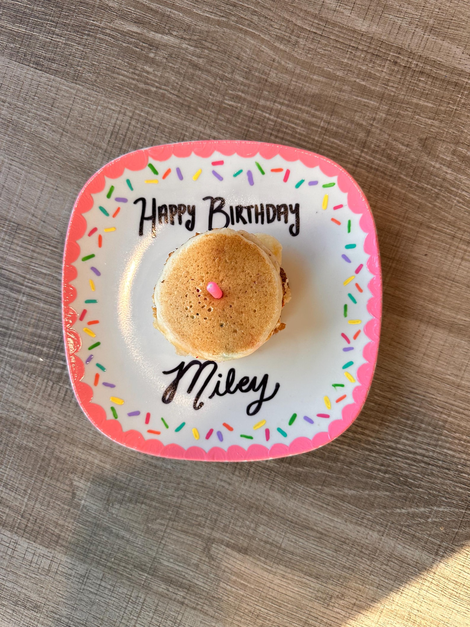 Custom Birthday Cake Name Plate - Etsy