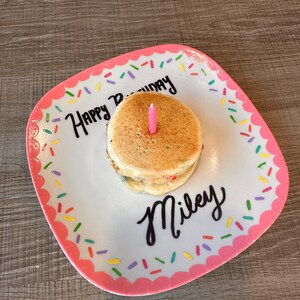 Custom Birthday Cake Name Plate - Etsy